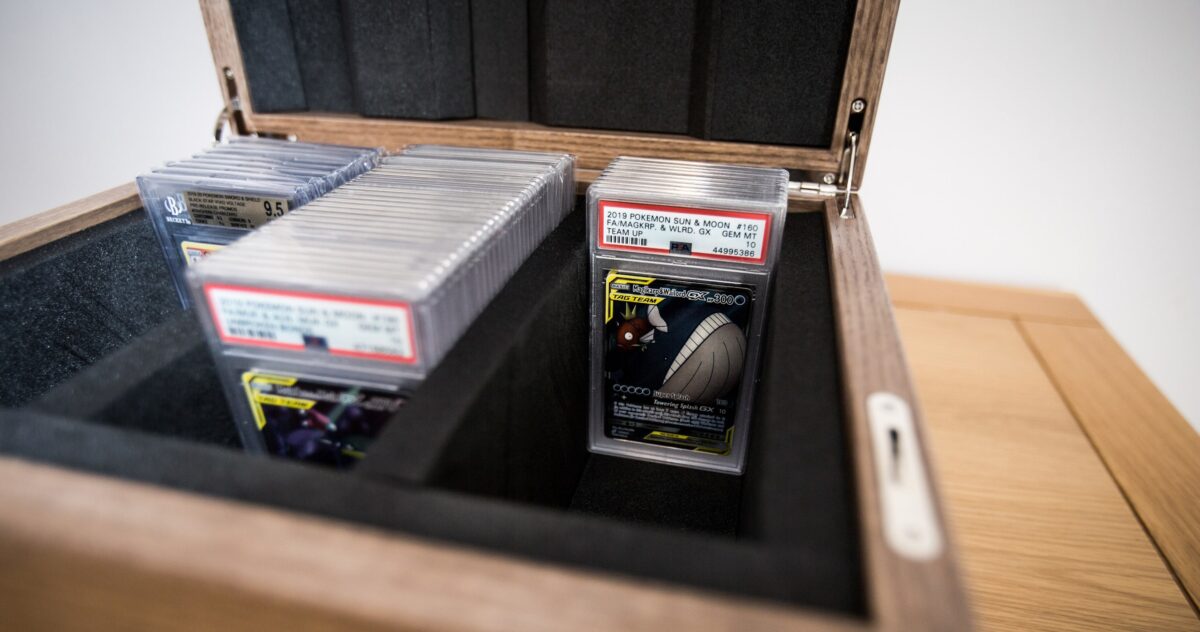 PSA Graded Card Storage Chest - Collectors Cabinets